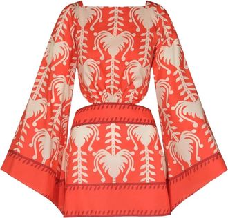 Johanna Ortiz robe Words of Wisdom - Rouge