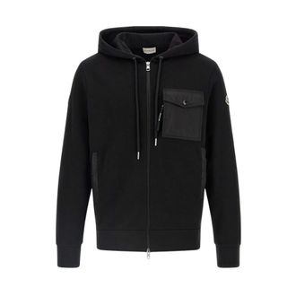 Moncler Herren, Sweatshirts & Hoodies, Schwarzk, LGröße