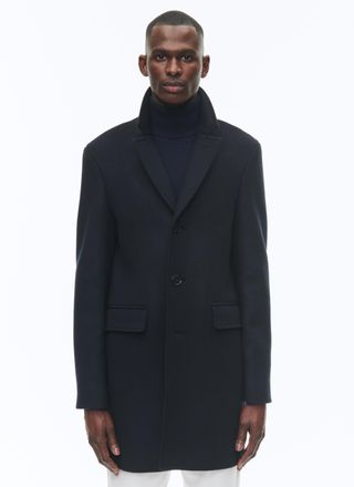 Fursac Manteau ajust&eacute; en drap de laine - Taille 46 - Homme