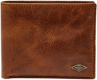 Fossil Portemonnaie pour homme Ryan, cuir Bifold Dark brun 12.4 cm L x 0.5 cm W x 8.9 cm H ML3829201