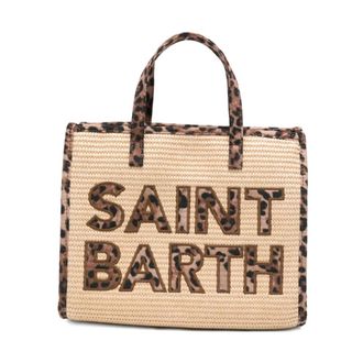 MC2 Saint Barth Vivian Midi Strohhalmtasche - - Bags - Damen - Beige - ONE SIZE