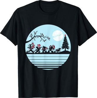 Disney Mickey and Friends Holiday Gifts Silhouette T-Shirt