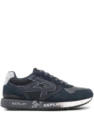 Replay Sneakers mit Logo - Blau