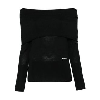 Pinko Pinko, Damen, Strickwaren, Schwarzk, LGr&ouml;&szlig;e