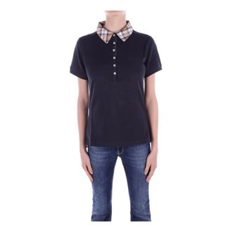 Barbour Femme, Tops, Bleu, Taille: 36 FR Polo Bleu T-shirts et Polos