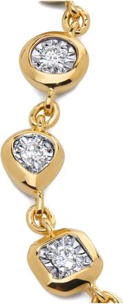 Monica Vinader collier à diamants - Or