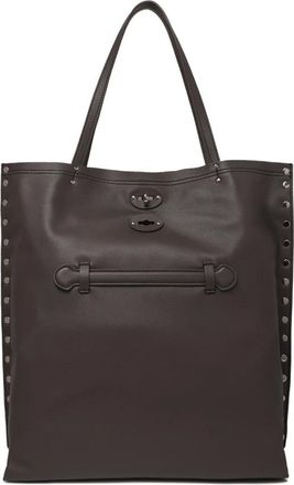 Zanellato Femme, Sacs, Brun, Taille: ONE Size Sac fourre-tout en cuir noir