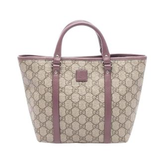 Gucci Pre-owned GG Supreme PVC Coated Canvas Tote Bag - - Pre-owned - Damen - Beige - ONE SIZE