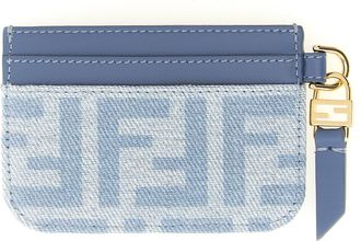 Fendi Baguette Card Case - blue