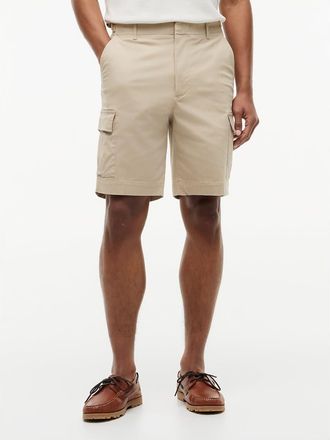 Tommy Hilfiger Locker geschnittene Cargo-Shorts aus Twill in Beige-Braun