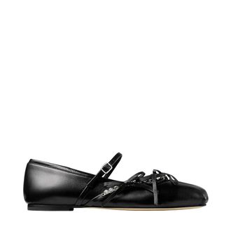 Jimmy Choo London Ballerina JC E26 - - Shoes - Damen - Schwarzk - 37 1/2 EU