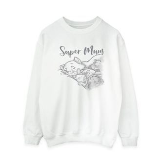Disney Classics Marie Super Mum Sweatshirt f&uuml;r Damen (Wei&szlig;)