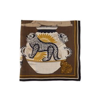 Inou&iuml; Editions Foulard imprim&eacute; en laine