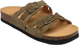 Scholl Damen Jeanne Sandale, kaki, 37 EU