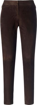 Fadenmeister Berlin Knöchellange Lederhose Fadenmeister Berlin braun