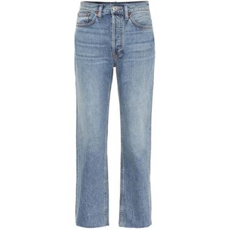 Re/Done Caprihose - - Trousers - Damen - Blau - W27