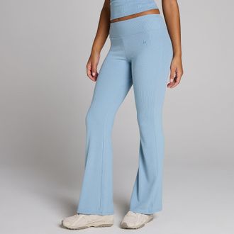 MyProtein MP Damen Gerippte Flares - Jeansblau - XXL
