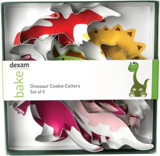 Dexam Swift Ausstechf&ouml;rmchen Dinosaurier, 5 St&uuml;ck