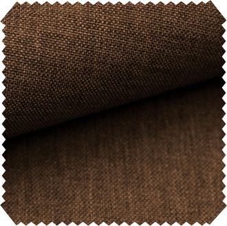 Novely LUSO - Fein Gewebter Polsterstoff - Melierter Bezugsstoff - Robuster Möbelstoff - Pflegeleichte Meterware 1lfm | Farbe: 12 Braun