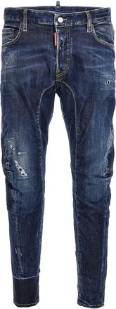 Dsquared2 Straight Leg Jeans - Blau