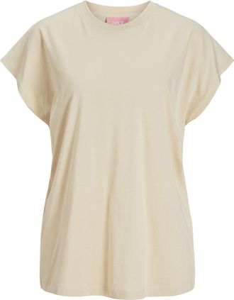 Jack & Jones Jack & Jones Damen Jxastrid Boxy Sl Every Tee JRS Noos T-Shirt, Fog, M