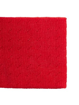 BONPOINT Wool-Lyocell Blend Scarf - Red