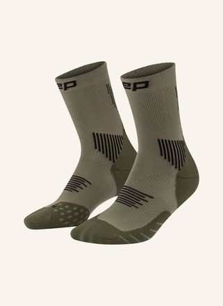 CEP Cep Laufsocken Core Run Compression Mid Cut Mid Cushion gruen