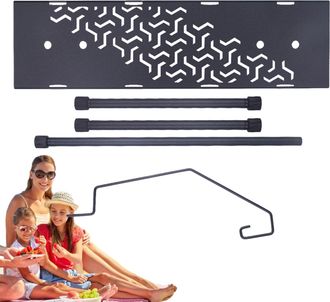 Generico Picknick-Tischplatte | Platte aus Aluminiumlegierung für Camping, robuste und leichte Ersatzplatte für Küche, Outdoor, Grill, Picknick