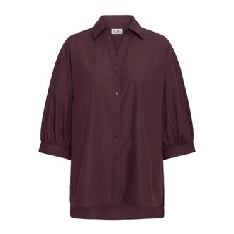 Ichi Ichi, Femme, Blouses et Chemises, Rouge, Taille: 40 FR Chemises