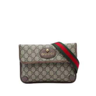 Gucci Sac banane en toile Pre-owned - Femme - Pre-owned - Beige - Taille: ONE Size