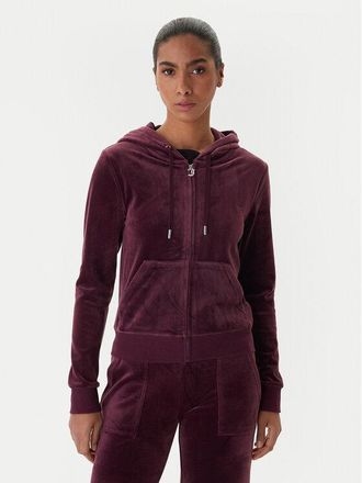 Juicy Couture Sweatshirt Robertson JCAP176 Dunkelrot Slim Fit