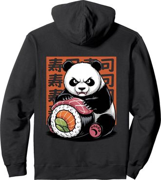 Shinkai Japanischer Panda, Sushi, Anime-Manga, Streetwear Pullover Hoodie