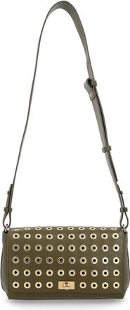 Anya Hindmarch Femme, Sacs, Vert, Taille: ONE Size Mortimer Crossbody Eyelet