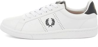 Fred Perry Perforierte Leder-Tennisschuhe - - Shoes - Herren - Wei&szlig; - 41 EU