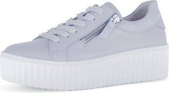 Gabor Damen Low-Top Sneaker, Frauen Halbschuhe,Turnschuhe,Laufschuhe,Freizeit,sportlich,straßenschuhe,Strassenschuhe,Sky (Uni),37.5 EU / 4.5 UK