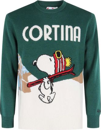 MC2 Saint Barth sweat Snoopie à imprimé graphique - Vert