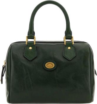 The Bridge Femme, Sacs, Vert, Taille: ONE Size Sac &agrave; main en cuir