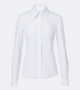 Dolce & Gabbana Chemise en coton m&eacute;lang&eacute;
