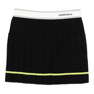 Casablanca Gestreifter Faltenrock - - Skirts - Damen - Schwarzk - XS