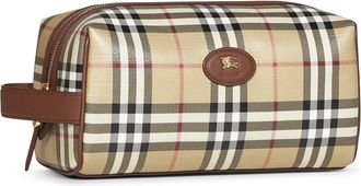 Burberry Check Canvas Beauty Case - Beige
