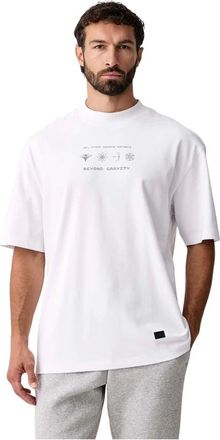 Emporio Armani T-shirt imprim&eacute; - Homme - Tops - Blanc - Taille: XL
