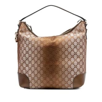 Gucci Sac bandouli&egrave;re en toile Pre-owned - Femme - Pre-owned - Brun - Taille: ONE Size