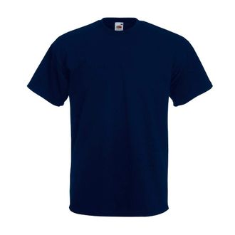 Fruit Of The Loom Herren Premium Tee Single T-Shirt, Blau (deep Navy), (Herstellergröße: Medium)