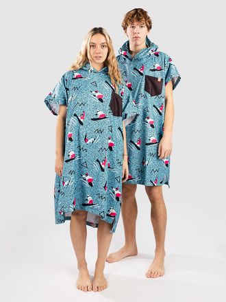 After Outdoor Series Poncho de surf &agrave; motifs