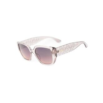 Guess Femme, Accessoires, Beige, Taille: ONE Size Lunettes de soleil &agrave; monture en r&eacute;sine avec verres d&eacute;grad&eacute;s