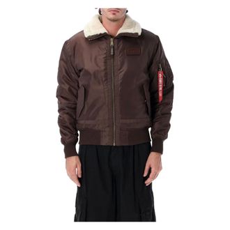 Alpha Industries B-15 III TT Bomber Jacket - Homme - Vestes - Brun - Taille: M