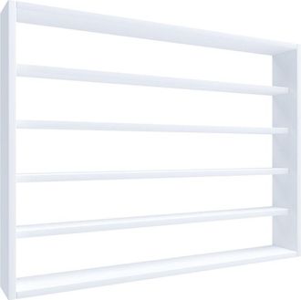 ebuy24 Ebuy24 - Vitrine murale Osado h. 60 x l. 80 x p. 10 cm Blanc