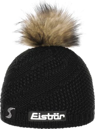 Eisb&auml;r Yva Lux Crystal SP Beanie M&uuml;tze Strickm&uuml;tze Winterm&uuml;tze Skim&uuml;tze Damenm&uuml;tze Damen/Herren - Made in Austria mit Futter, Futter Winter Herbst-Winter - O