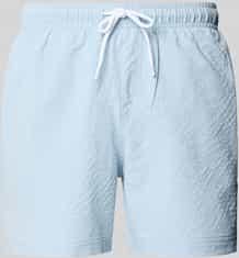 Jack & Jones Badehose aus Seersucker mit elastischem Bund Modell MAUI OCEAN