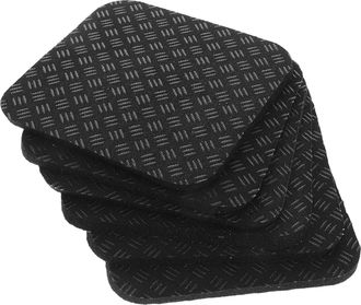 UPKOCH Laufbandmatten Antivibrationsmatten 6 Stück Silikon 10x10x0,5cm Rutschfest Bodenschutz Trainingsmatten Für Crosstrainer Fitnessgeräte Geräuschdämmung